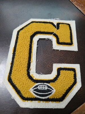 Vintage Wool C Varsity Football High School Patch | eBay
