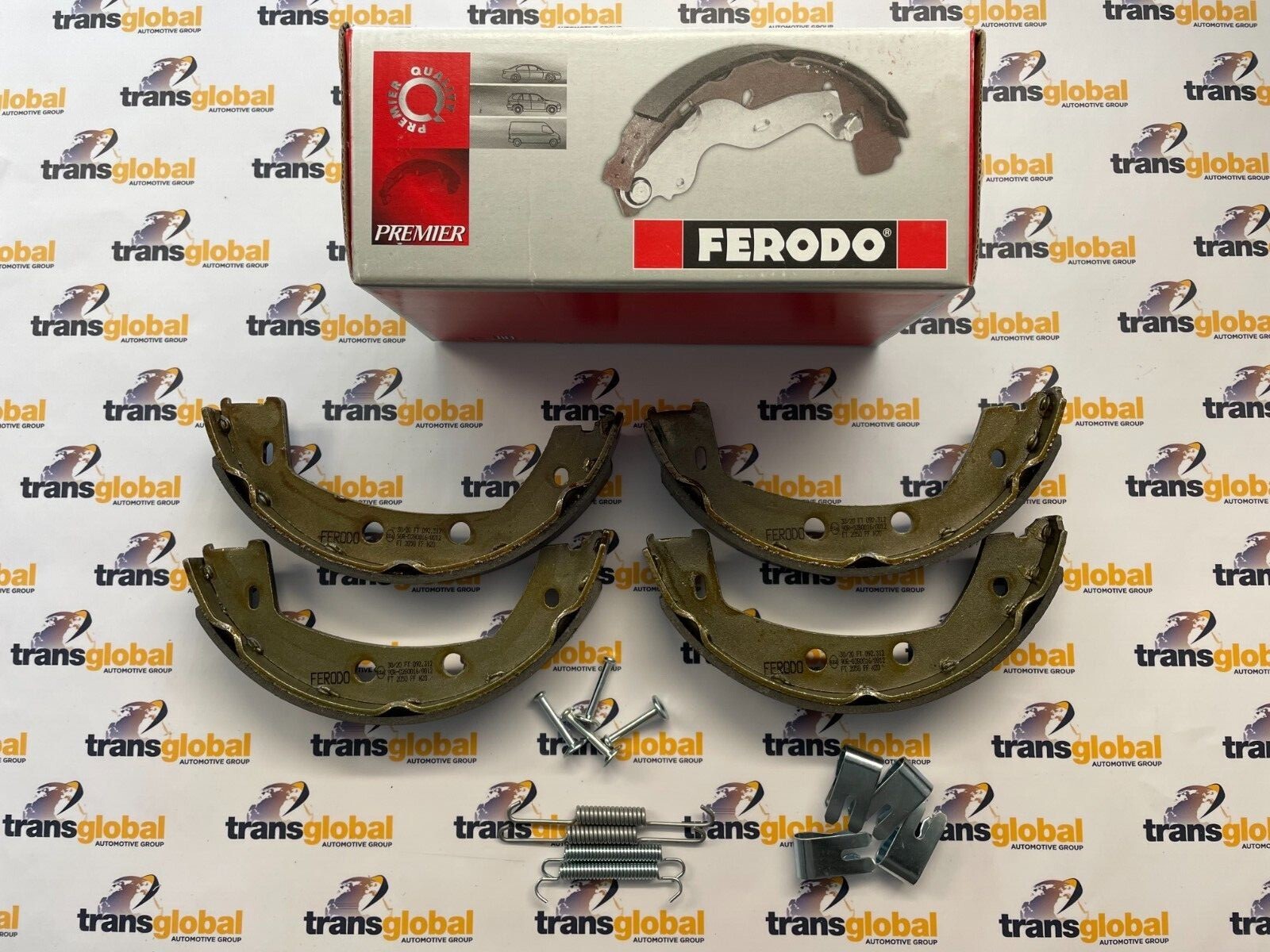 Handbrake Brake Shoes Springs for Land Rover Freelander 2 06-12 FERODO ...