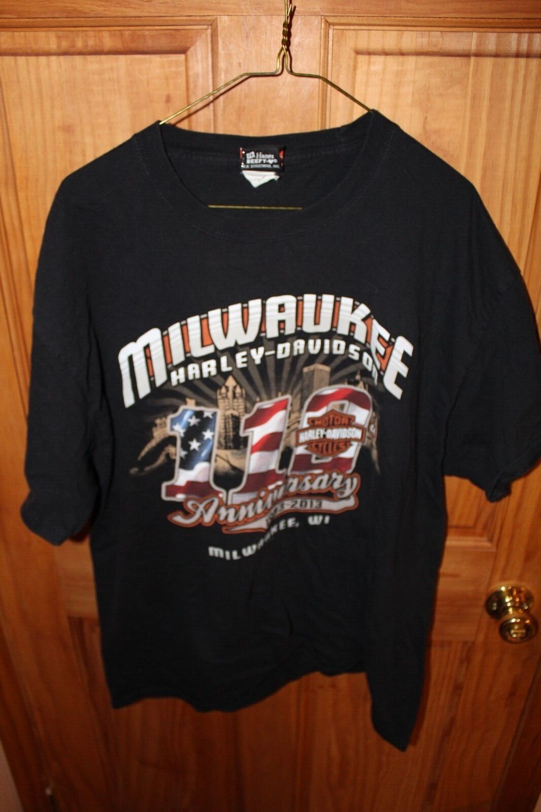 Milwaukee Harley Davidson 110 Anniversary t-shirt XL … - Gem