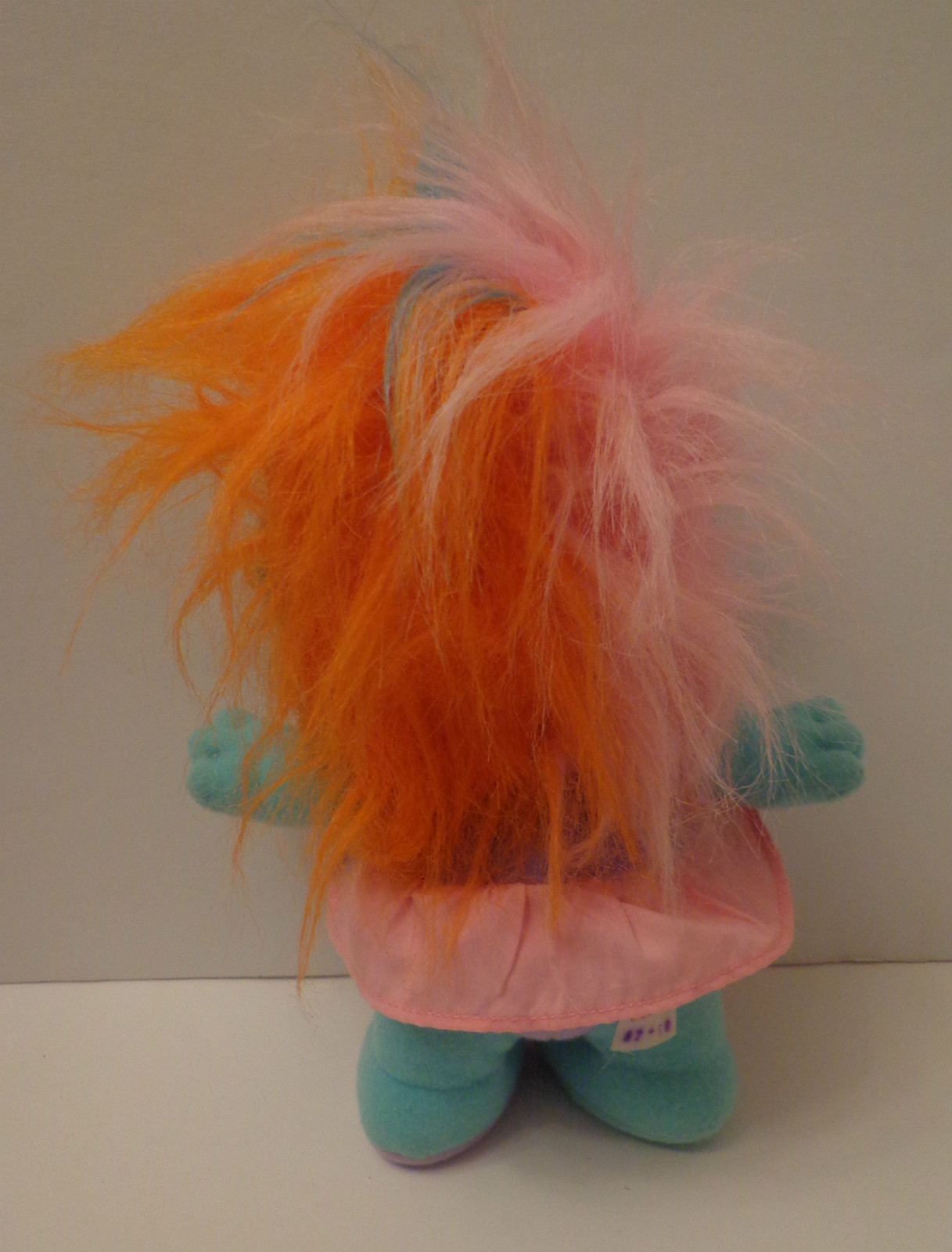 1989 Playskool Hobnobbins Cousin Rah Rah Plush Doll Troll Blue Face ...