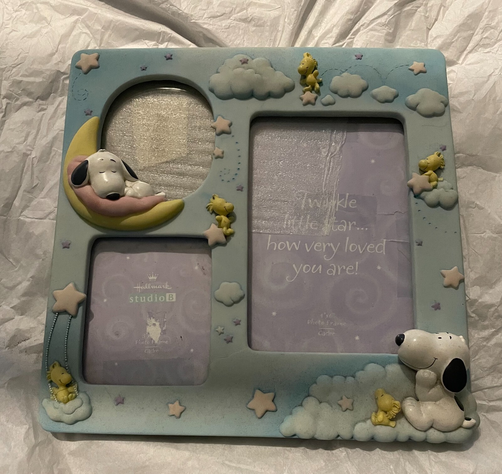 Hallmark Studio B My Little Snoopy Picture Frame Multi Opening with ...