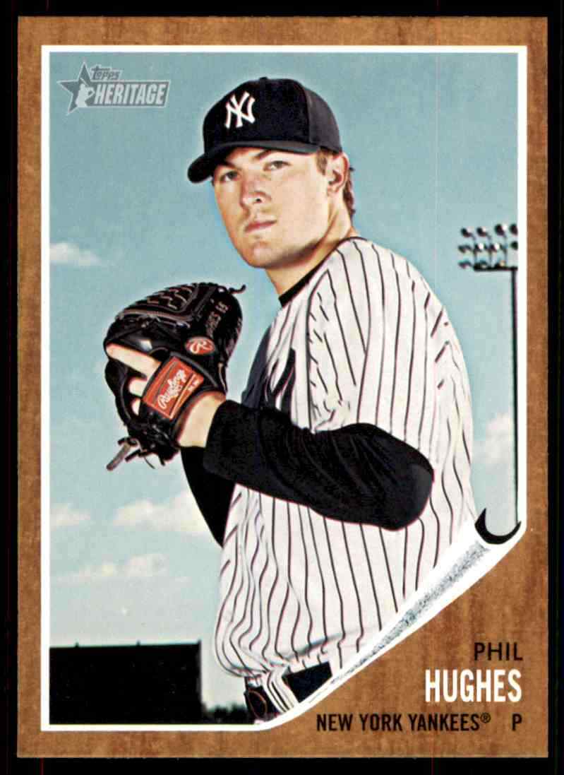 2011 Topps Heritage Phil Hughes #376 New York Yankees | eBay
