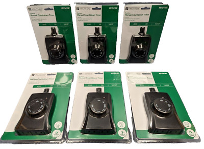 Lot of 6 Utilitech Light Sensing Outdoor Countdown On/Off Timer with 7 ...