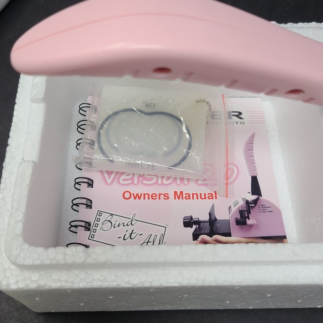 Zutter 2811 Bind It All Machine V2 Pink for sale online | eBay