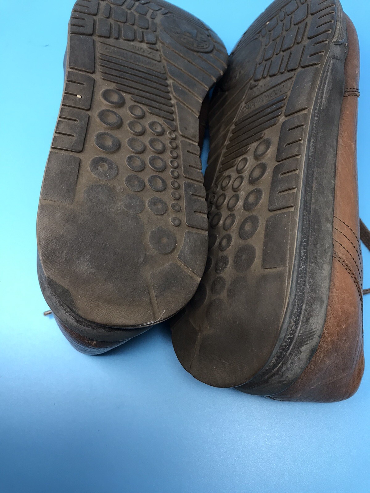 MEPHISTO MATCH RUNOFF AIRJET BROWN LEATHER MEN’S WALKING SHOES SIZE US ...