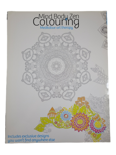Mind Body Zen Adult Coloring Book Meditative Creative Art Therapy | eBay