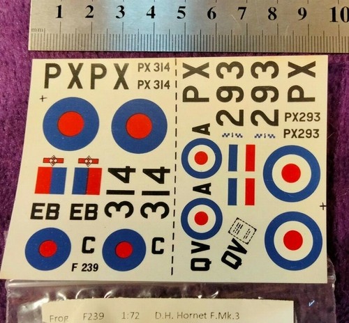 DECALS ONLY for Model Aircraft Kits 1:32 1:72 Multi Listings *COMPLETE ...