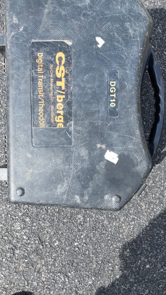 CST BERGER Dg 10 Digital Level Transit Theodolite Survey Without Tripod ...