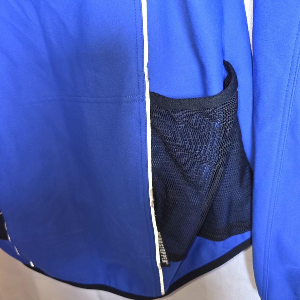Mens XXL Gore Bike Wear Windstopper Soft Shell Jacket Convertible cycling blue | eBay