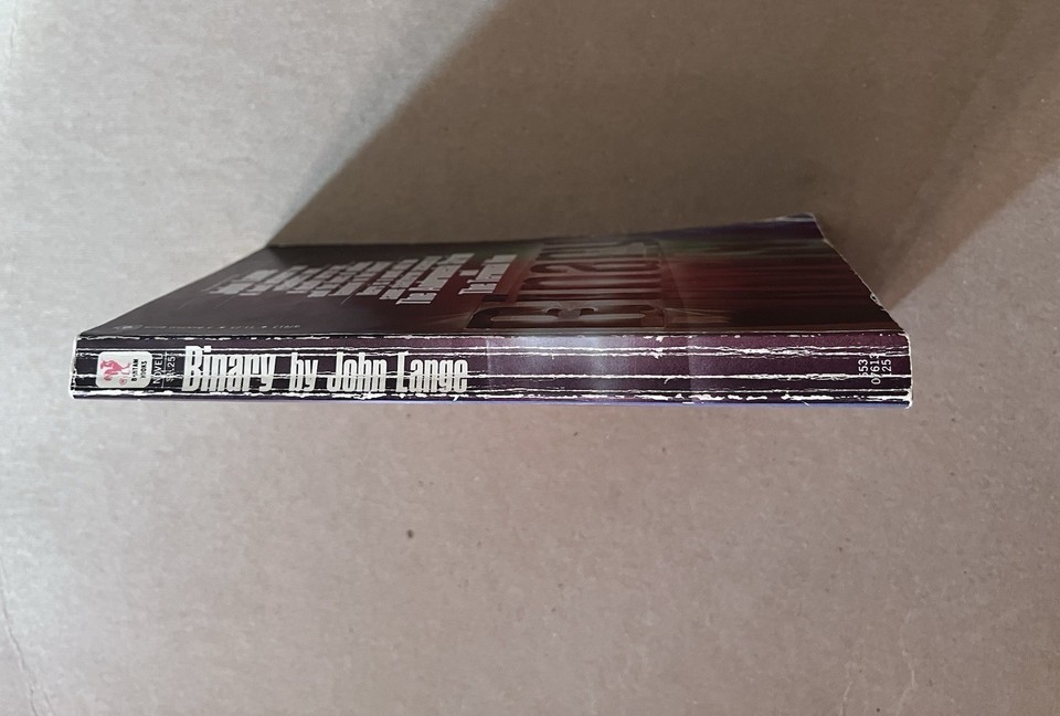 BINARY by John Lange (aka Michael Crichton) vintage 1973 Bantam ...