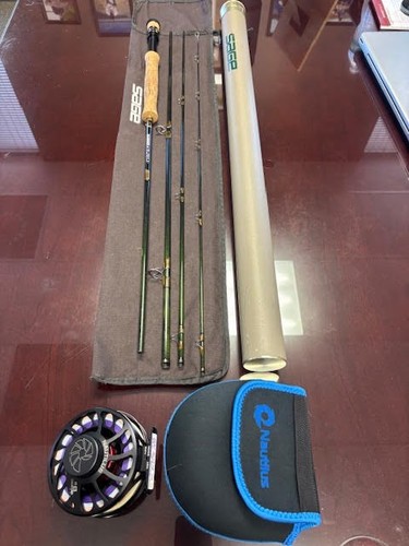 Sage 890-4 fly rod plus Nautilus Reel CCFX2 6/8 | eBay