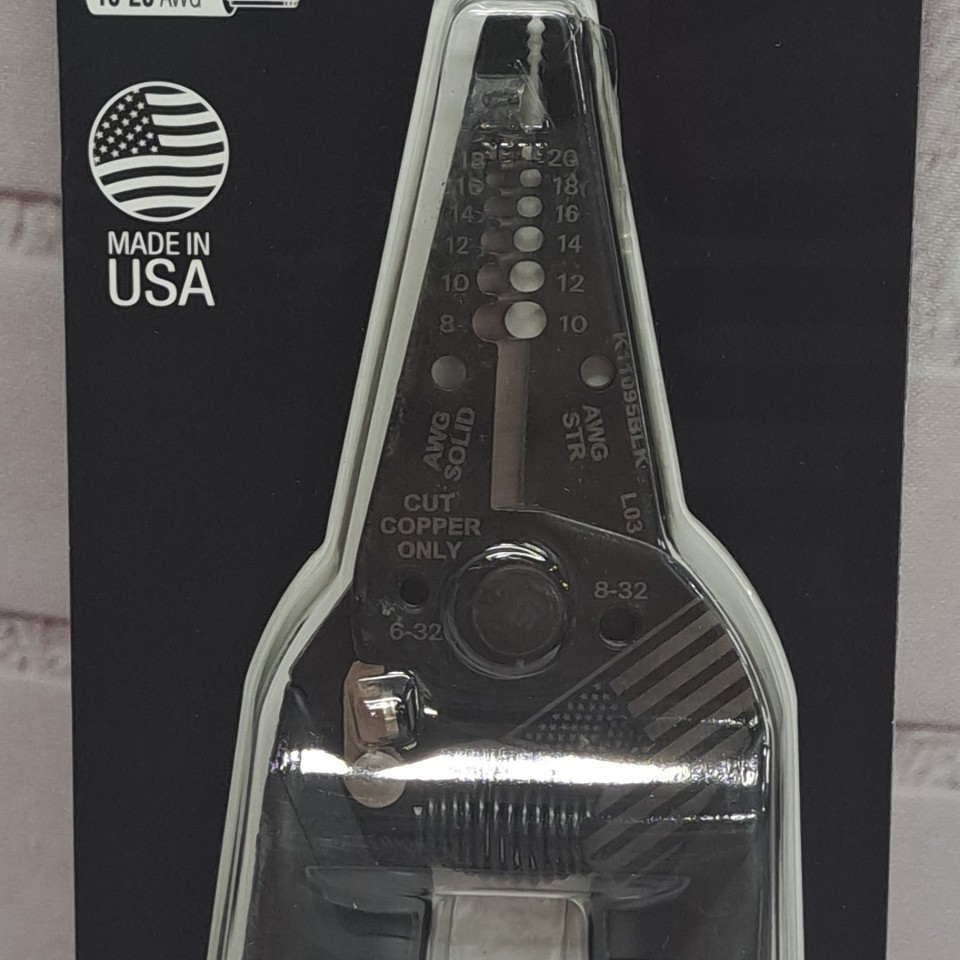 Klein Tools Limited Edition Klein-Kurve Blackout Wire Stripper/Cutter ...