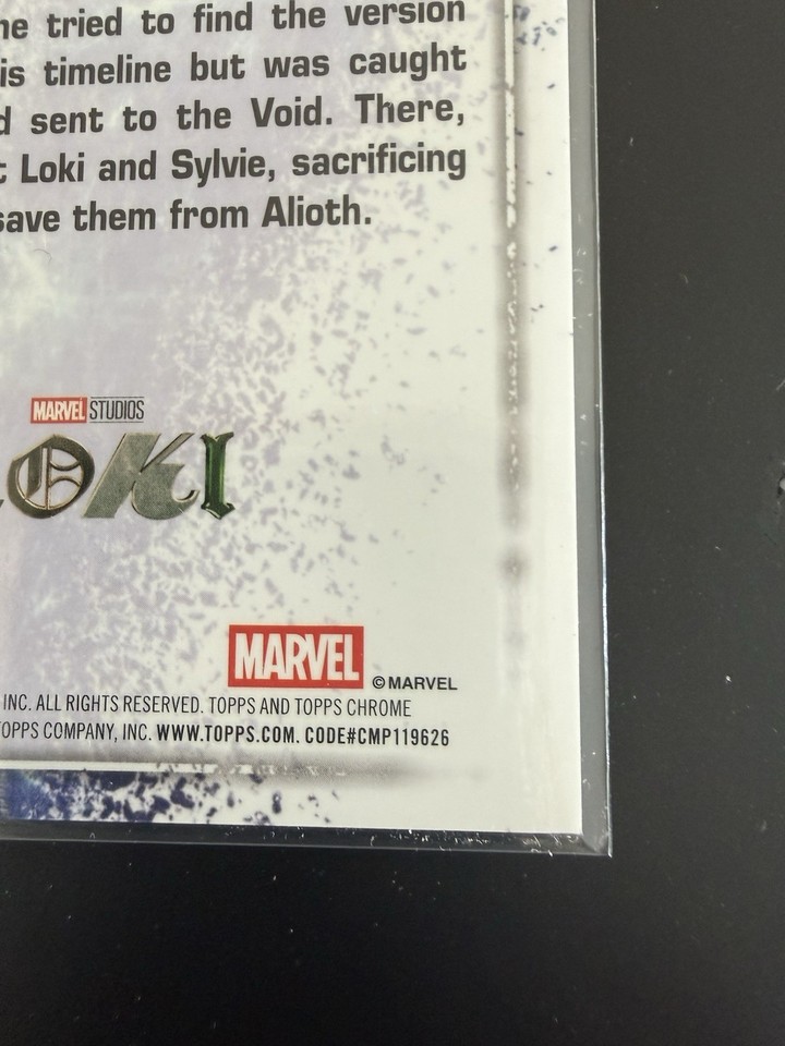 Classic Loki [Serial #50/50] S-105 2025 Topps Chrome Marvel Studios ...