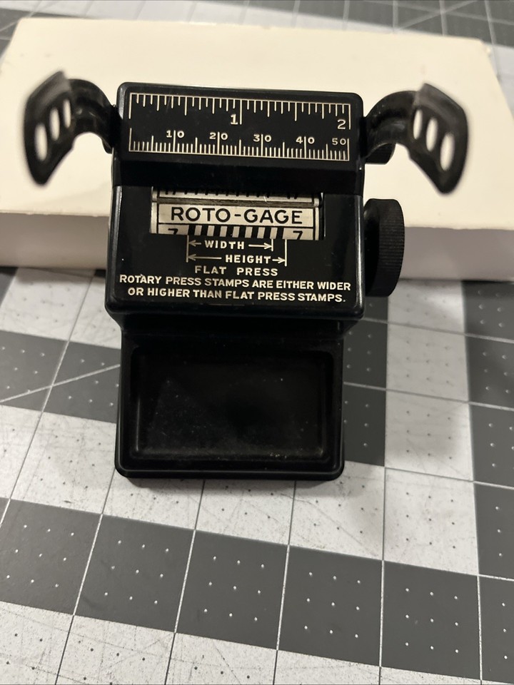 Roto-Gage Imperial Products Stamp Collectors Perforation Gauge - Base ...