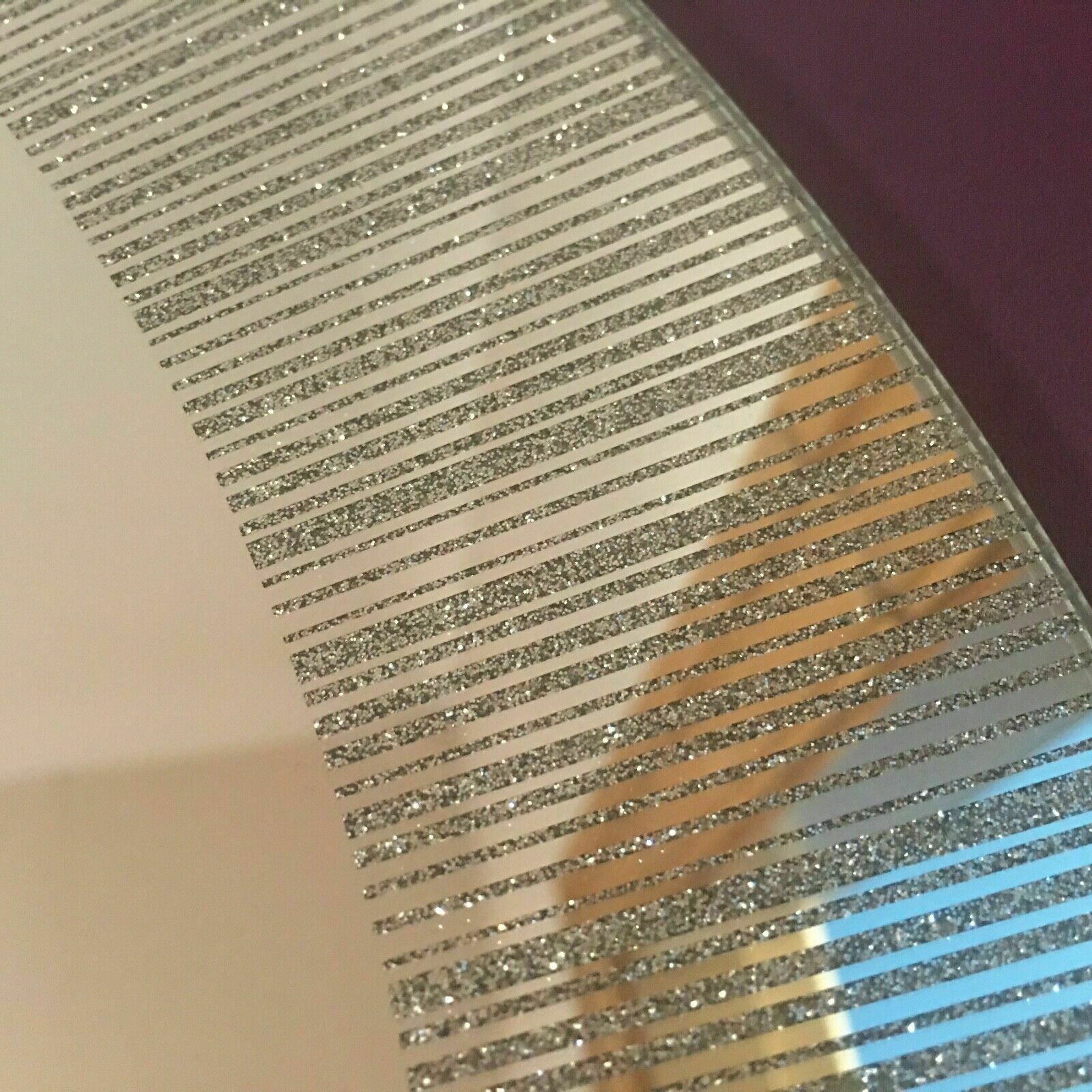 SILVER GLITTER SPARKLE MIRROR 50CM ROUND silver sunburst dressing WALL ...