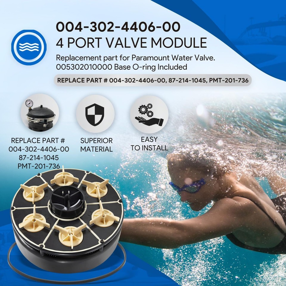 4 Port Module 004-302-4406-00 for Paramount in-Floor Cleaning System ...