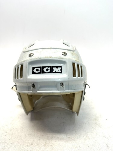 Vintage White CCM Hockey Helmet Canada Size Small Sm-15 | eBay