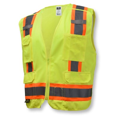 HIGH VISIBILITY CLASS 2 BREAKAWAY REFLECTIVE ROAD WORK CONSTRUCTION ...