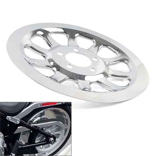 Chrome Outer Rear Pulley Cover Insert For Harley Softail Fat Boy FLST FXST 07-17 | eBay Australia