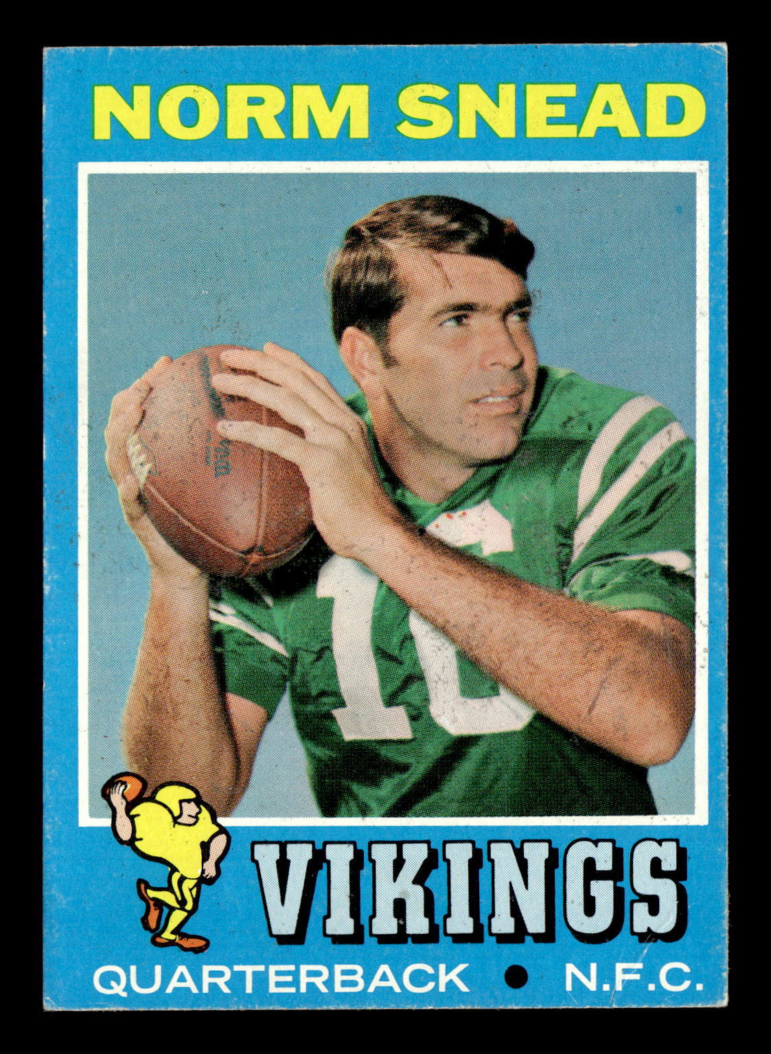 Norm Snead 1971 Topps #184 Minnesota Vikings Ex | eBay