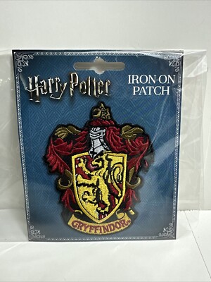 Harry Potter Gryffindor Iron On Patch Red | eBay