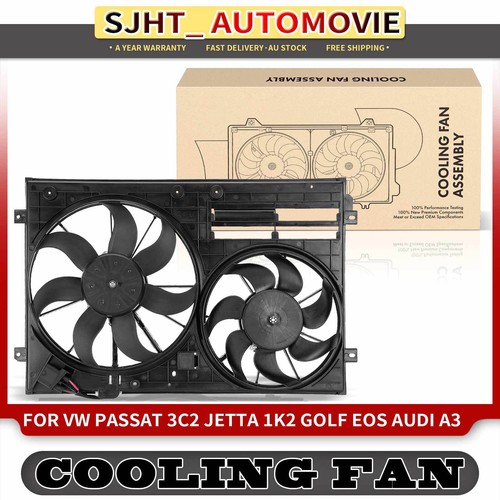 Radiator Cooling Fan for Volkswagen VW Golf Jetta Passat Tiguan Touran ...
