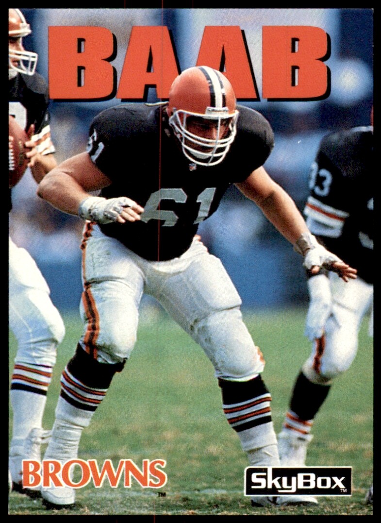1992 SkyBox Impact #39 Mike Baab BROWNS | eBay