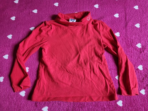 Baby Kind Rollkragen Pullover 92 mit Herz am Kragen rot - Palomino ...