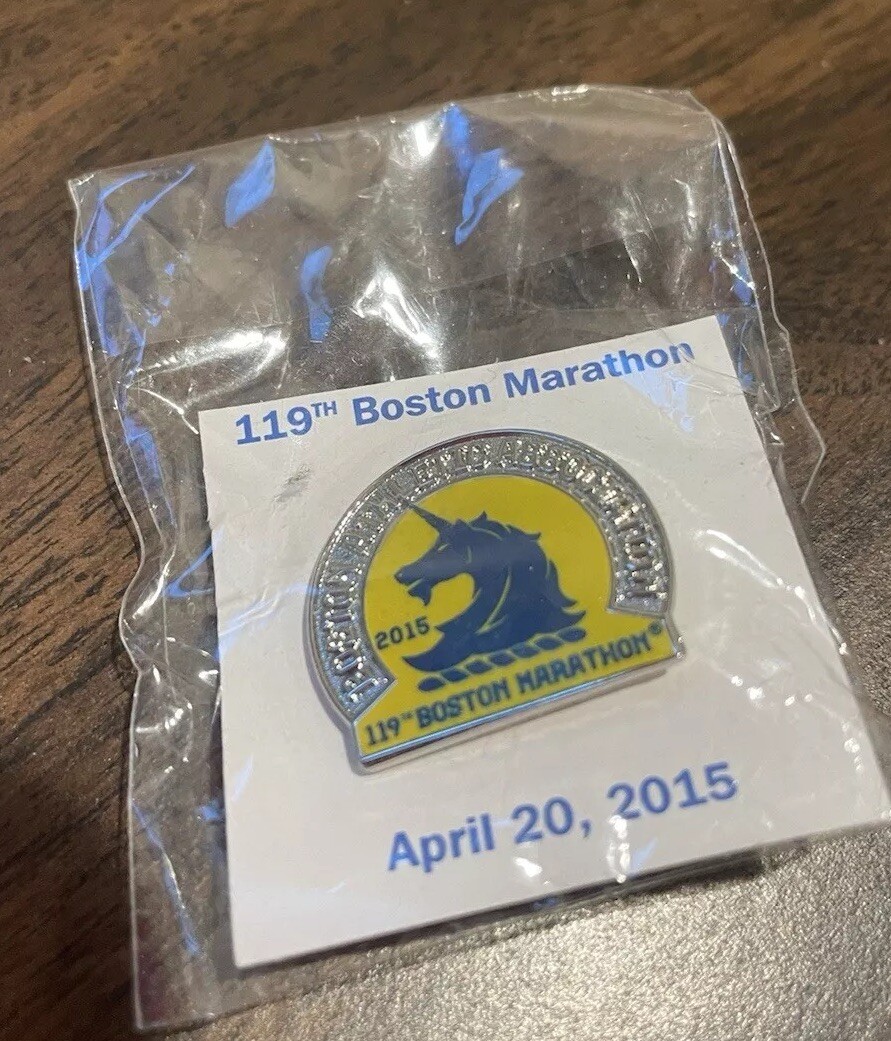 Boston Marathon Pin 2015, new in package | eBay
