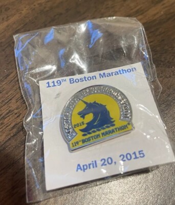 Boston Marathon Pin 2015, new in package | eBay