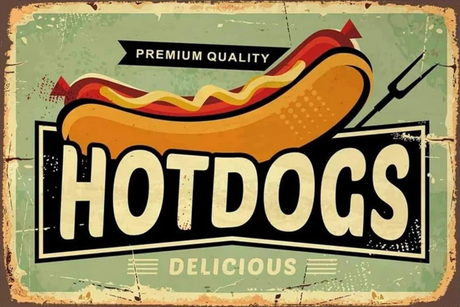 US Vintage Retro Tin Sign door Wall Decor Metal Bar Pub Poster lot ...