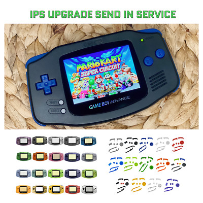Game Boy Advance GBA Backlit V5 IPS LCD UPGRADE - Send in Service ...