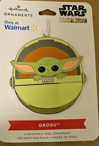 Hallmark 2022 Baby Yoda Grogu Star Wars Mandalorian Christmas Tree ...