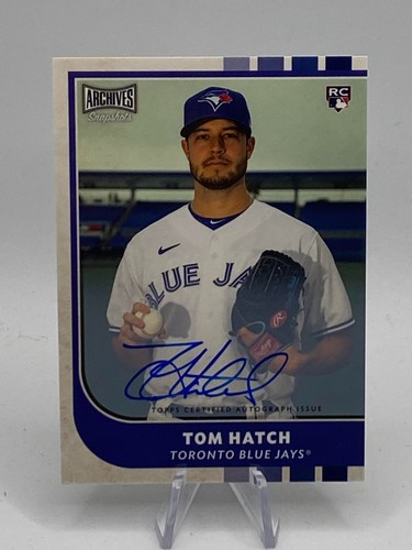 2021 Topps Archives Signatures Tom Hatch RC auto | eBay