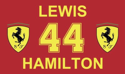 Lewis Hamilton Flag 5X3 Formula 1 Flag Brand New Ferrari Lewis Hamilton ...