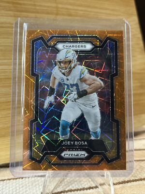 2023 Panini Prizm Joey Bosa Orange Lazer #157 LA Chargers | eBay