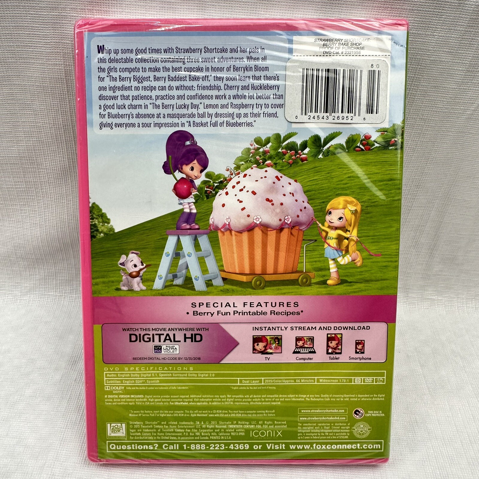 Strawberry Shortcake: Berry Bake Shop (DVD, 2011) for sale online | eBay