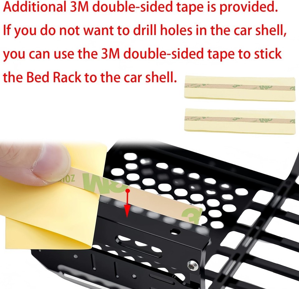 High-Quality Aluminum Bed Rack with Skid Plate & Reflective Ropes for ...