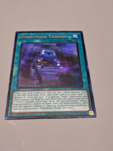 Yugioh Nightmare Throne Ultra Rare LEDE-EN061 1st | eBay