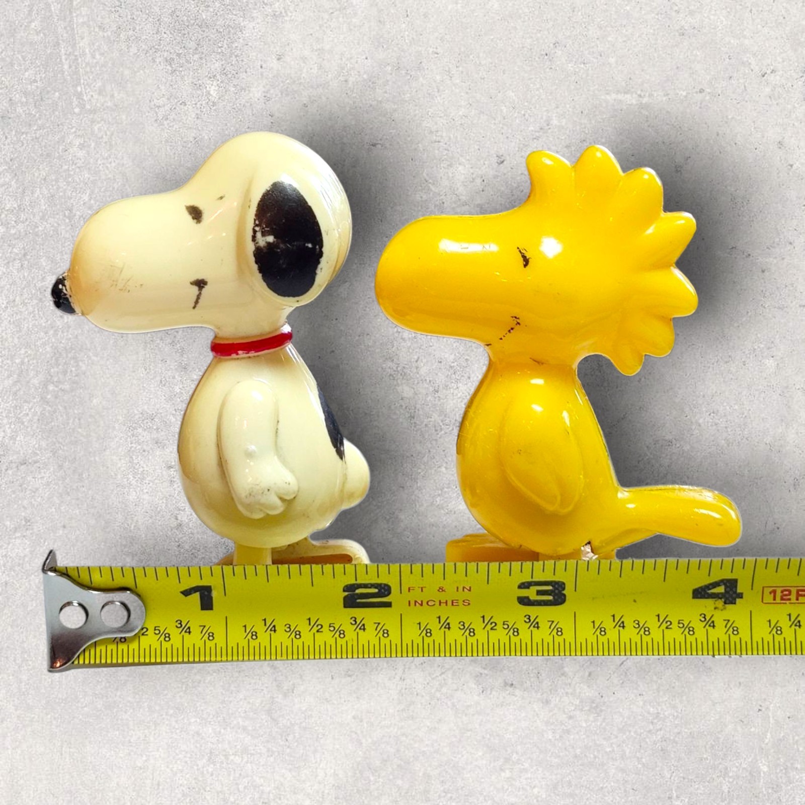 Aviva Miniature Peanuts Snoopy Woodstock Wind Up Toy White Walking Mini Vintage | eBay