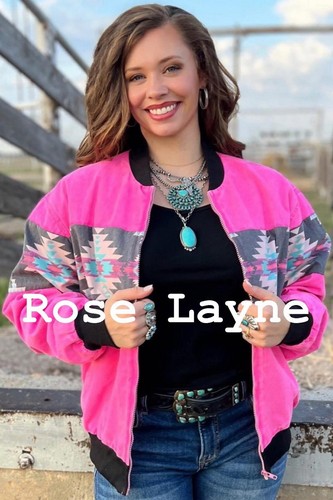 western vintage Pink Aztec Pattern Women's Bomber Jacket with Full Zip ...
