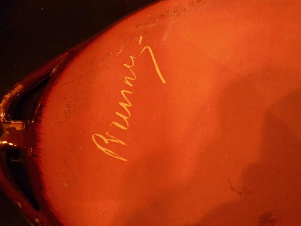 Rene Emile Brenner Bayeux Pottery-tray; 2 cups and pitcher | eBay