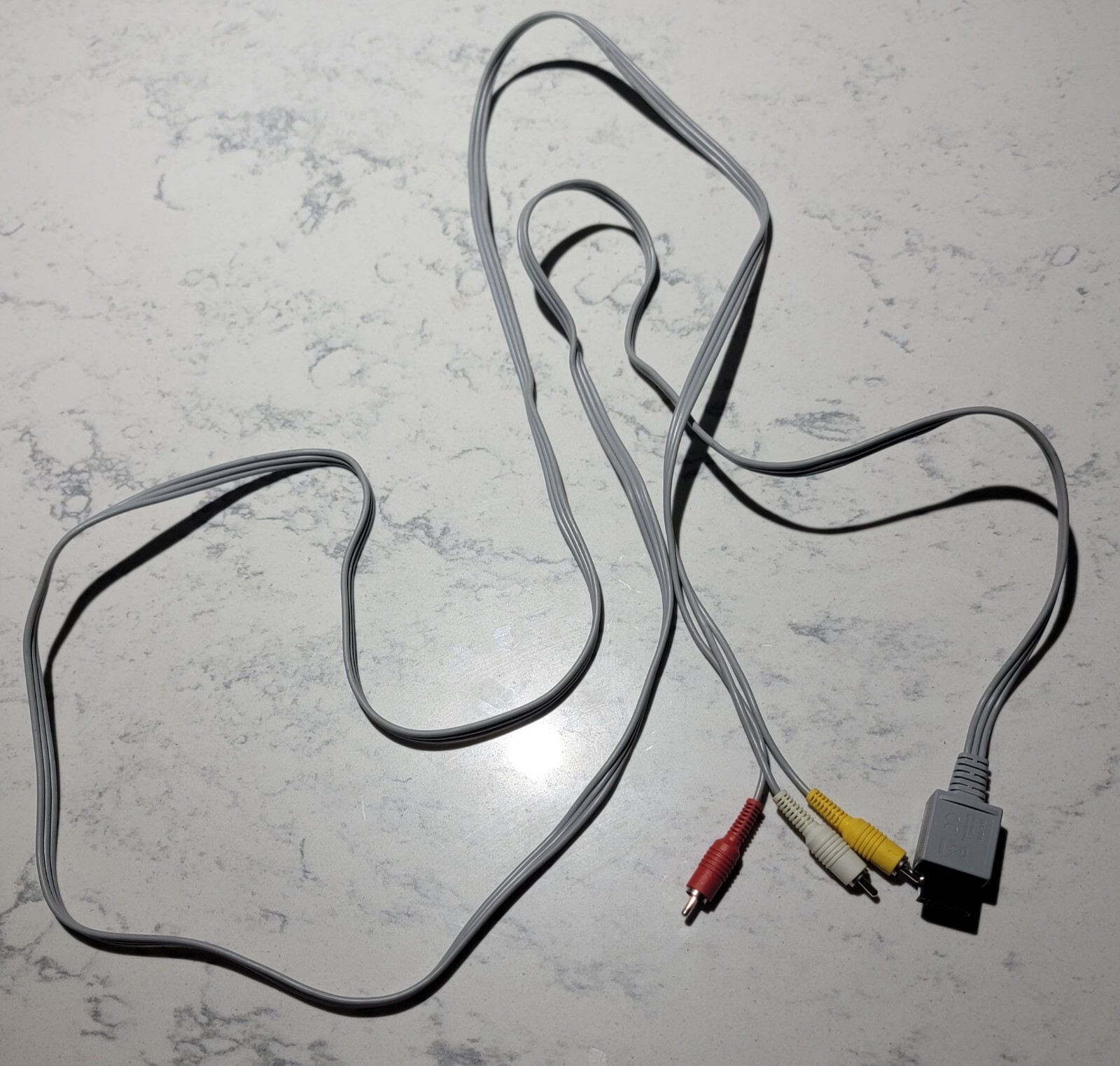 Official OEM Nintendo Wii AV RCA Audio Video Composite Cable Cord RVL ...