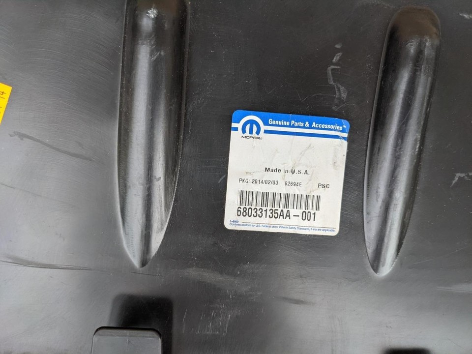 68033135AA OEM 2009-2021 Dodge Ram 1500 Front Bumper Air Dam Skid Plate ...