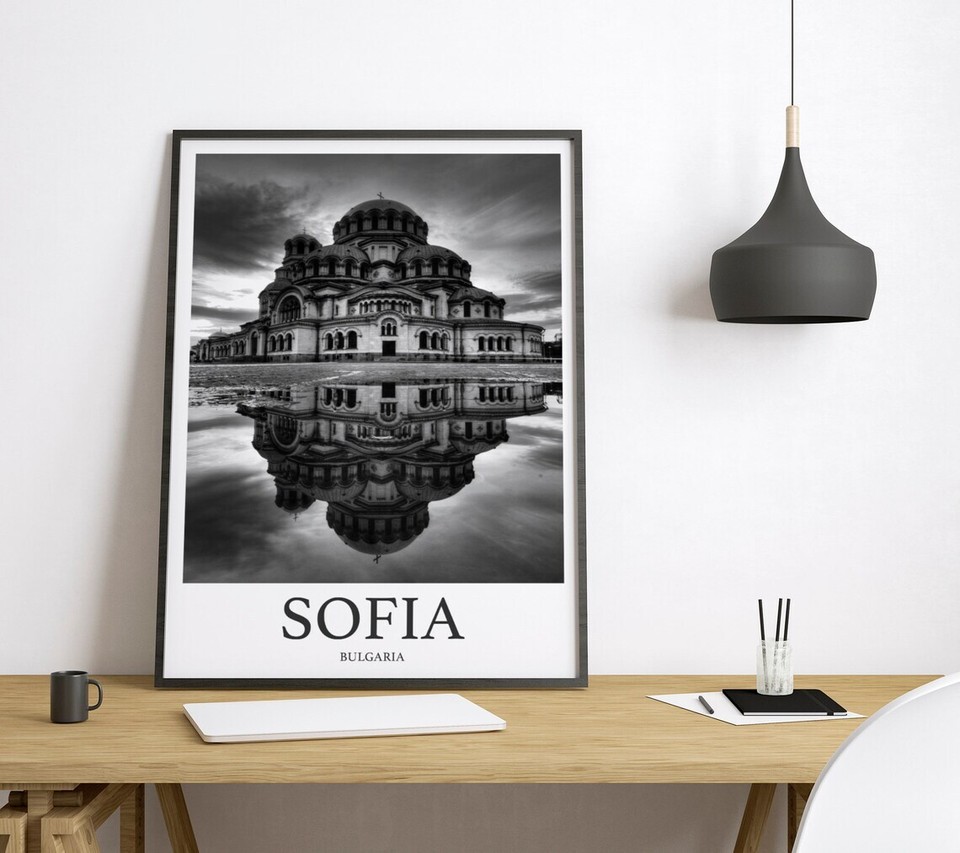 (Laminated) Sofia Travel Poster Print Wall Art | eBay UK