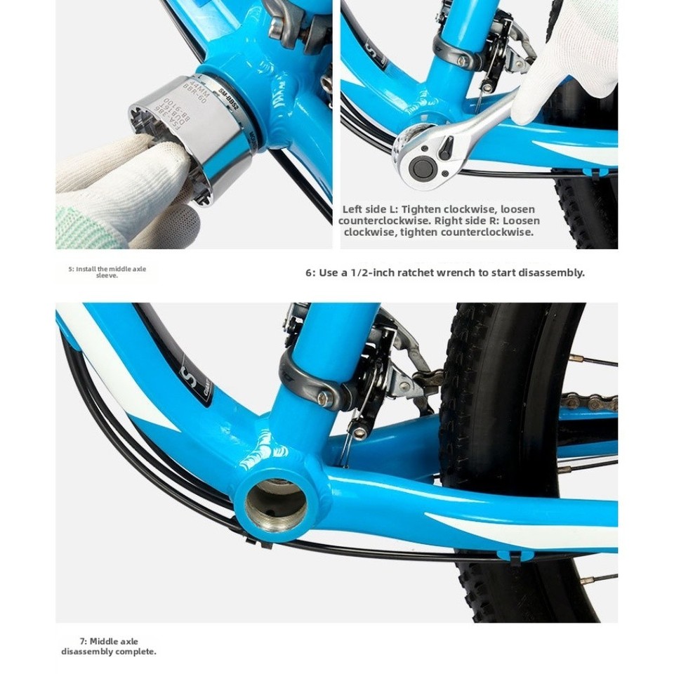 Bottom Bracket Tool Ratchet Or Torque Wrench Compatible For Bicycle ...