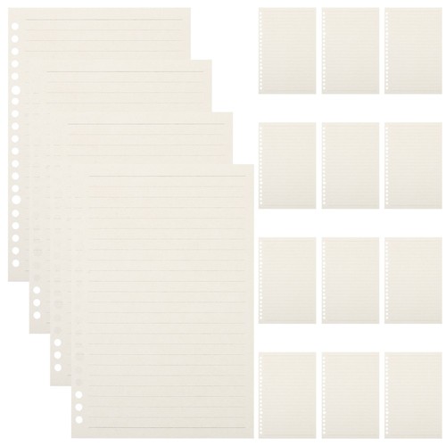 60 Pcs Loose Leaf Refill Books Planner Inserts Lined Notebook Paper ...
