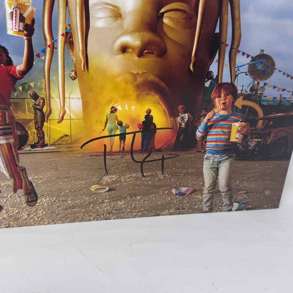 Travis Scott Signed Astroworld Vinyl Record Album LP Autograph Rapper ...