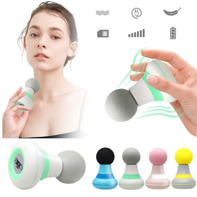 Portable Mini Massage Gun Pocket-Sized Deep Tissue Massager Body Pain ...