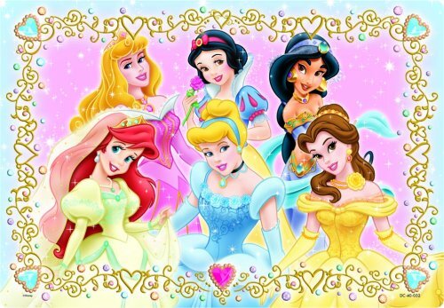 Tenyo 40-Piece Disney The Princess of My Dreams Puzzle for Kids ‎DC40 ...